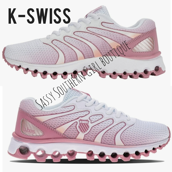 K-Swiss | Shoes | Kswiss White Pink Ombre Sneaker | Poshmark